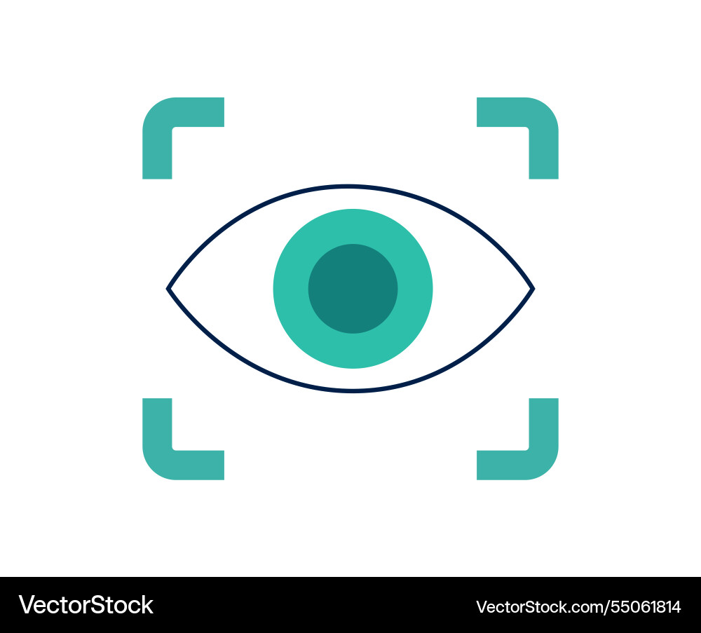 Human eye logo Royalty Free Vector Image - VectorStock