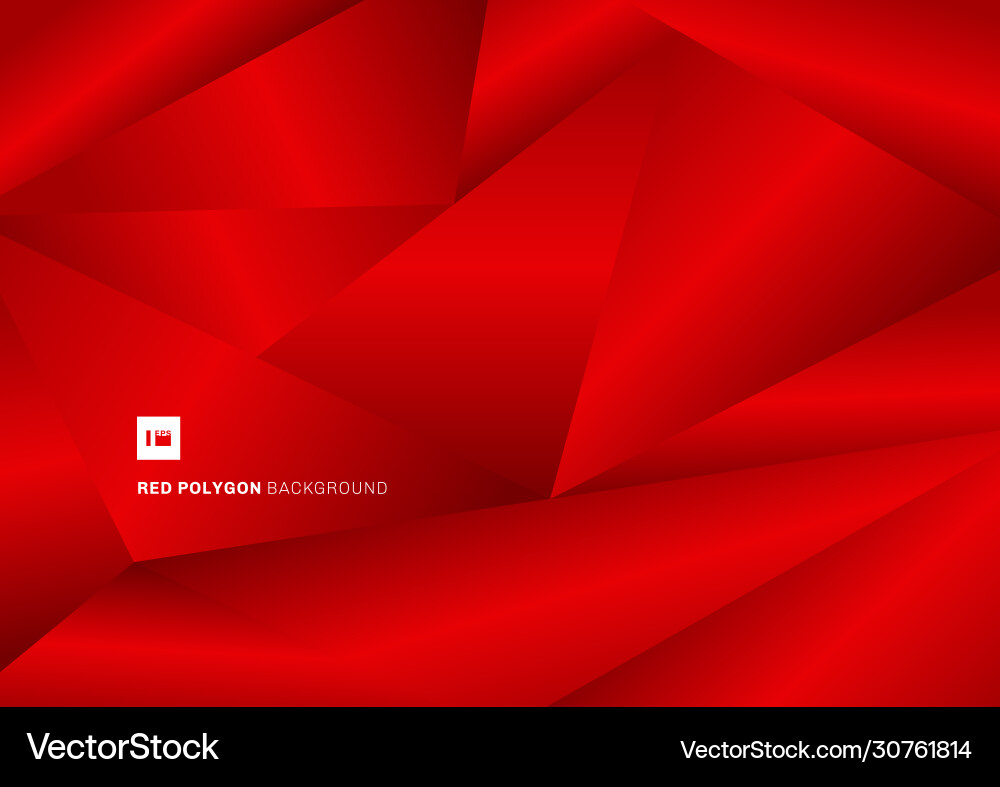 Red Low Poly Gradient Background Royalty Free Vector Image