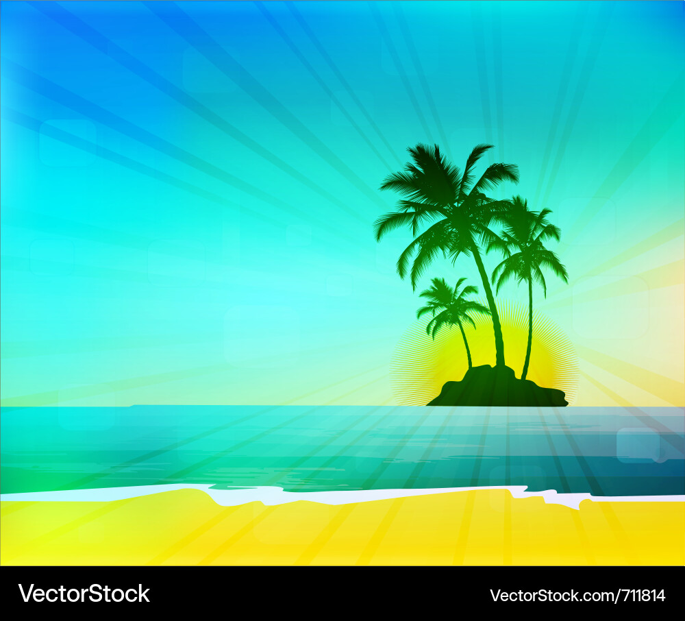 Summer background Royalty Free Vector Image - VectorStock