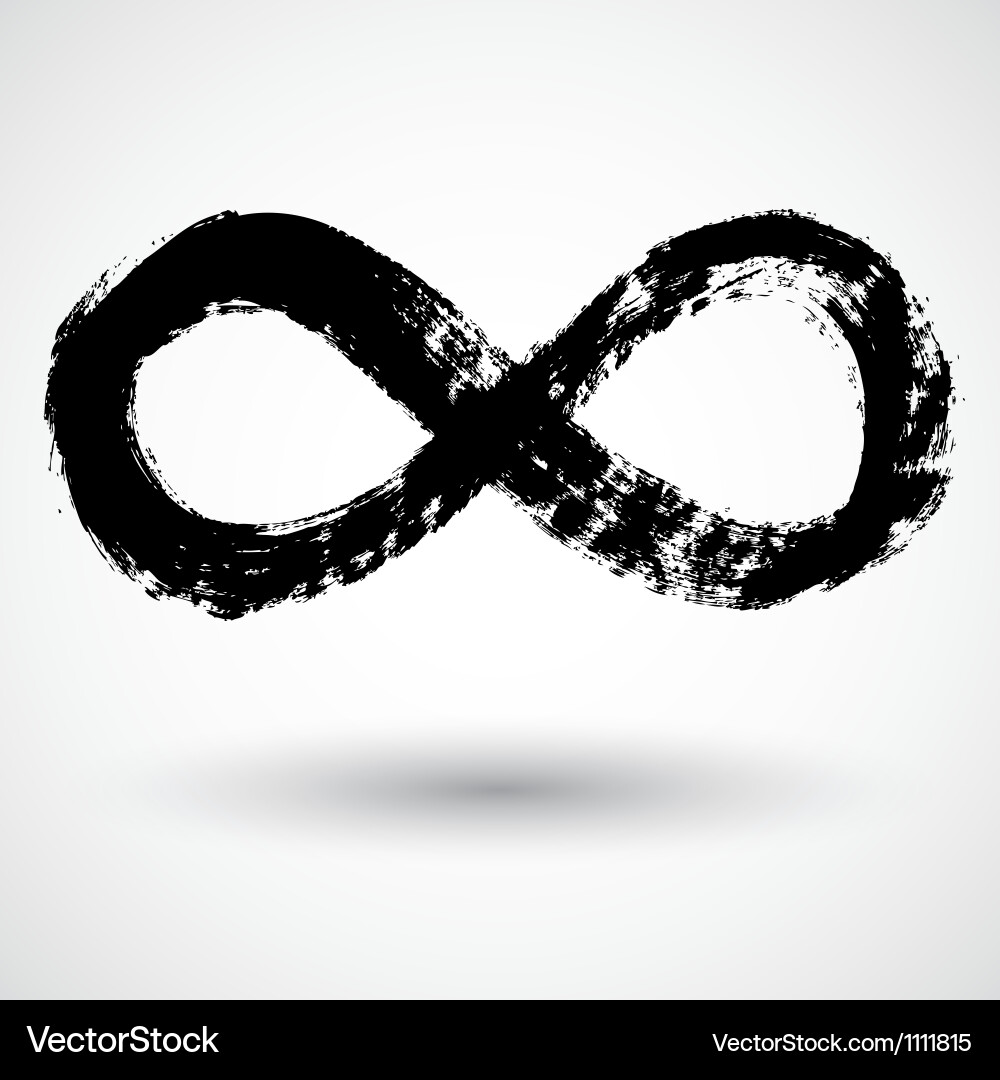 Grunge Infinity Symbol Vector Images (over 460)