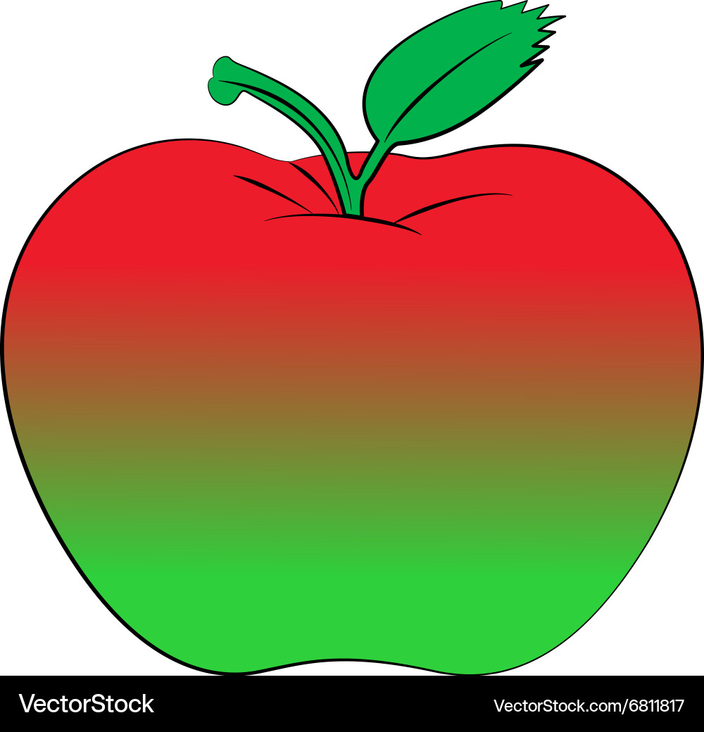 Apple Royalty Free Vector Image - VectorStock