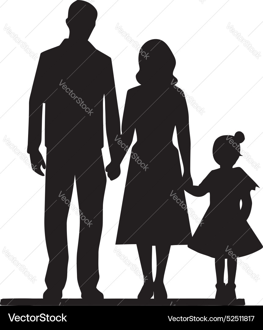 Happiness architects family design element unity Vector Image