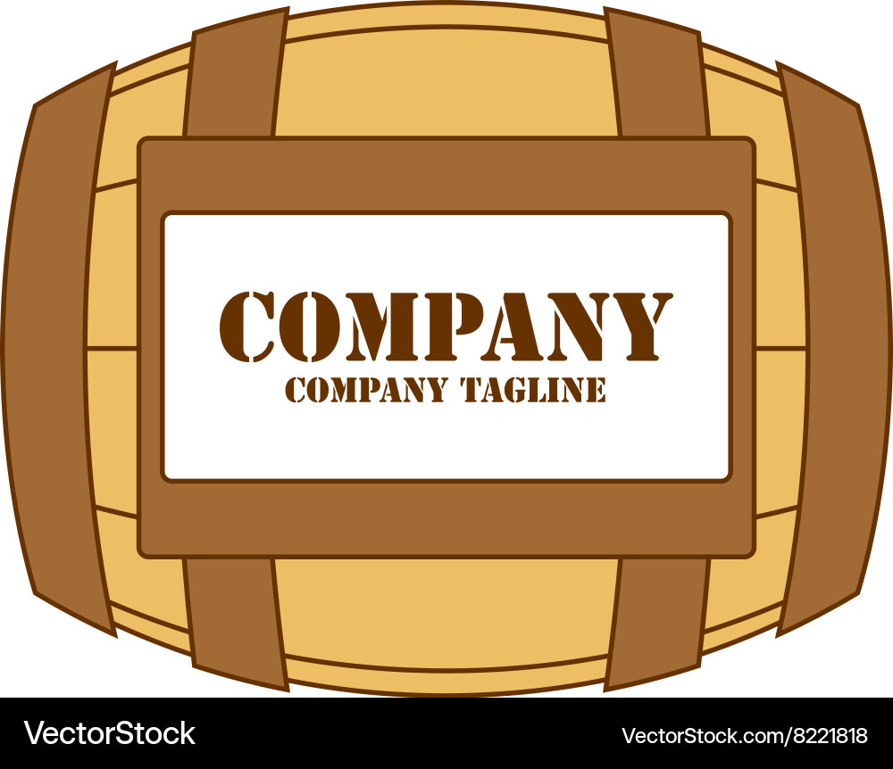 Barrel-logo Royalty Free Vector Image - VectorStock