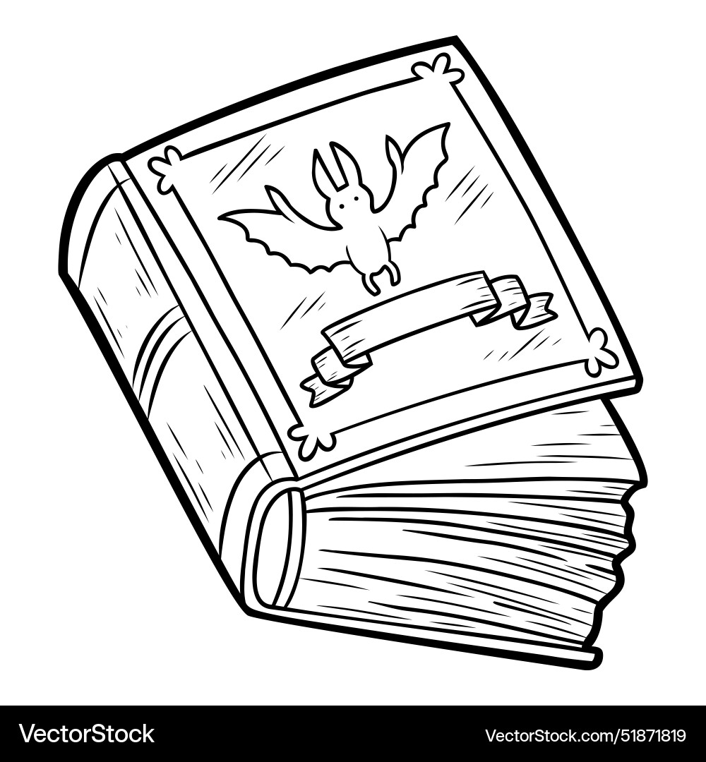 Coloring book for kids magic Royalty Free Vector Image