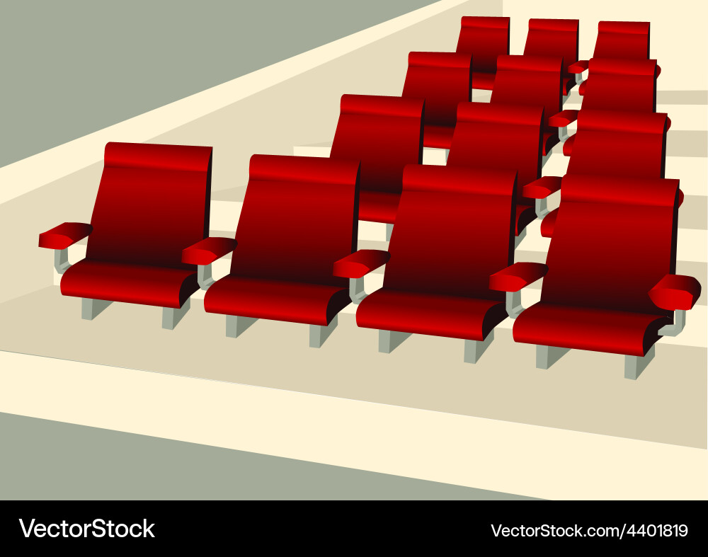 Empty seats Royalty Free Vector Image - VectorStock