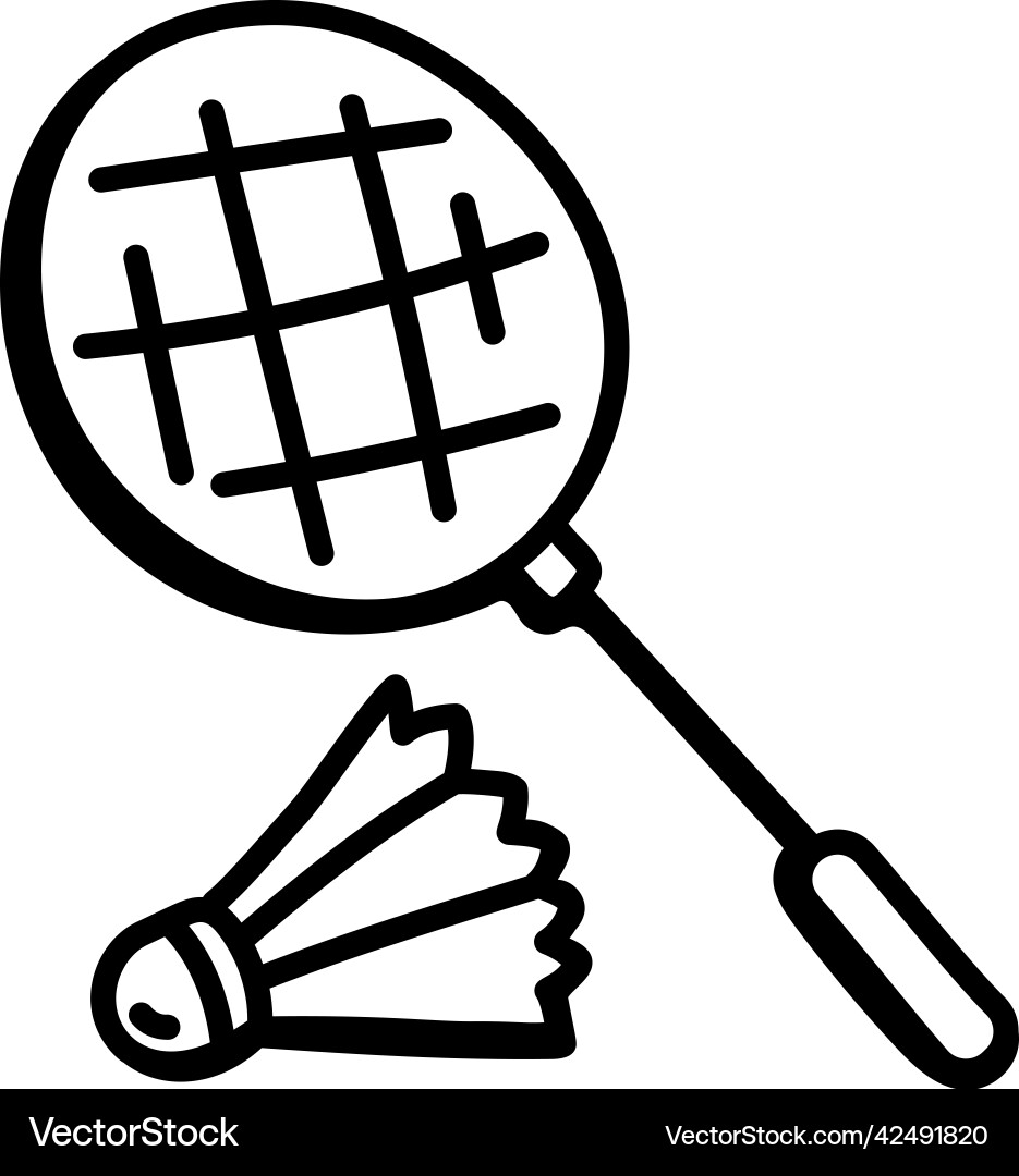 Badminton Royalty Free Vector Image - VectorStock