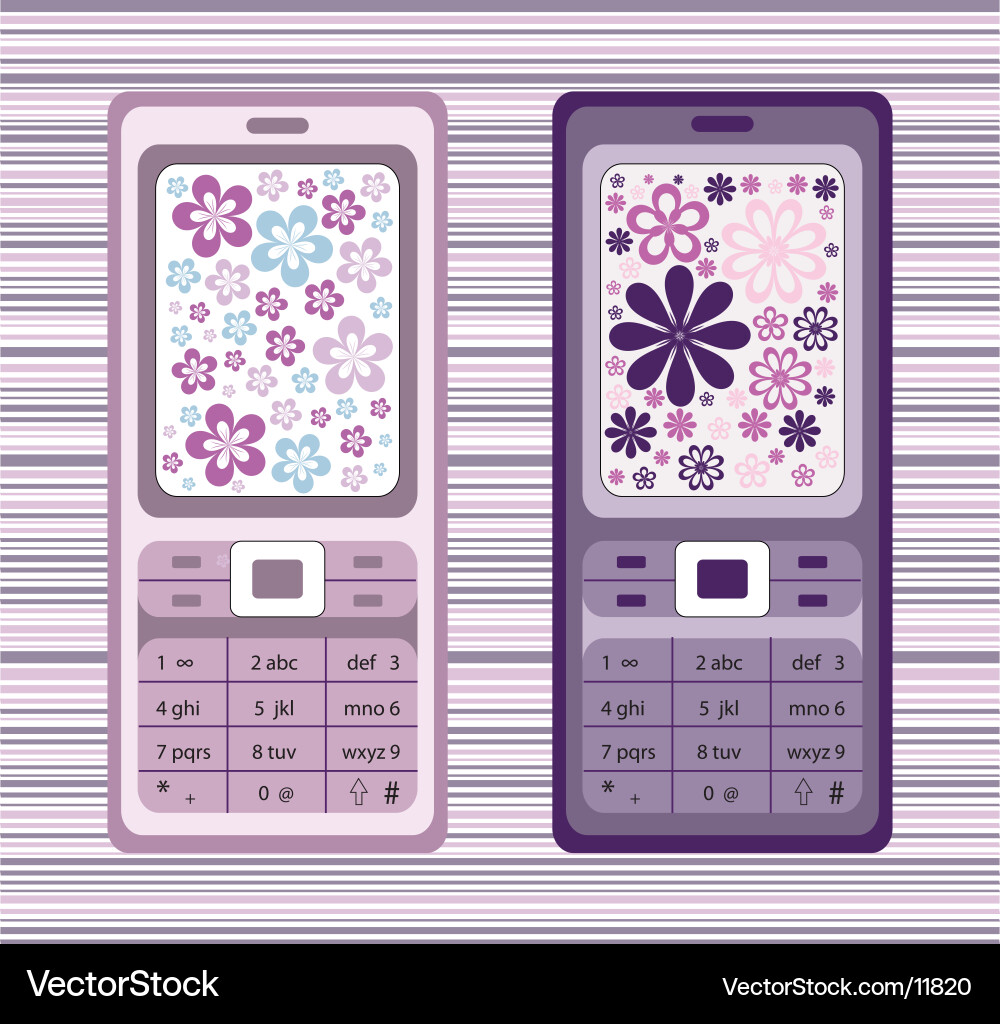 Cellphone graphic Royalty Free Vector Image - VectorStock