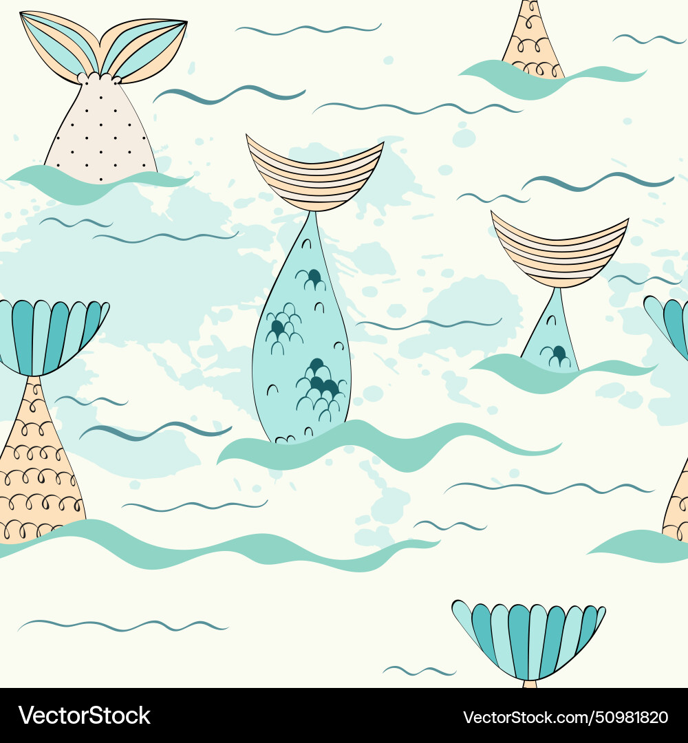 Cute mermaid Royalty Free Vector Image - VectorStock