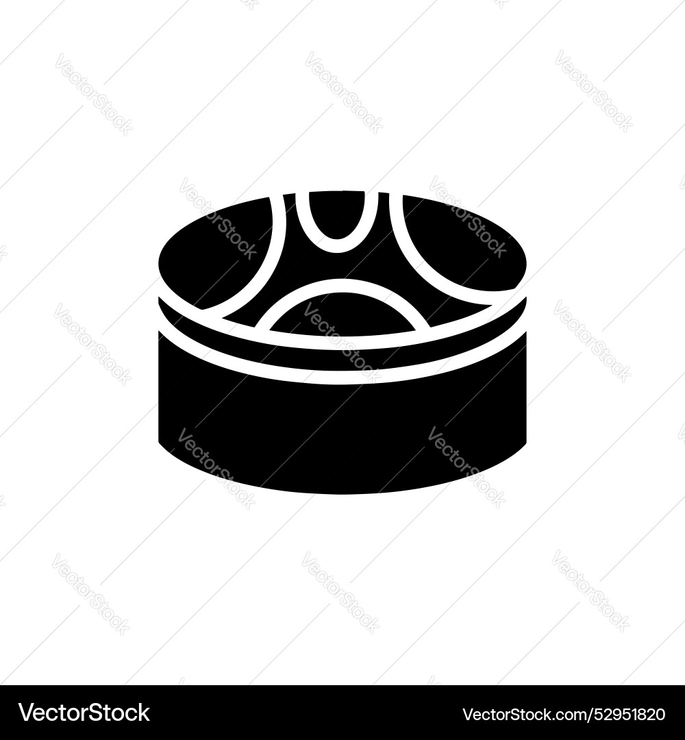 Drum steelpan icon isolated on white background Vector Image
