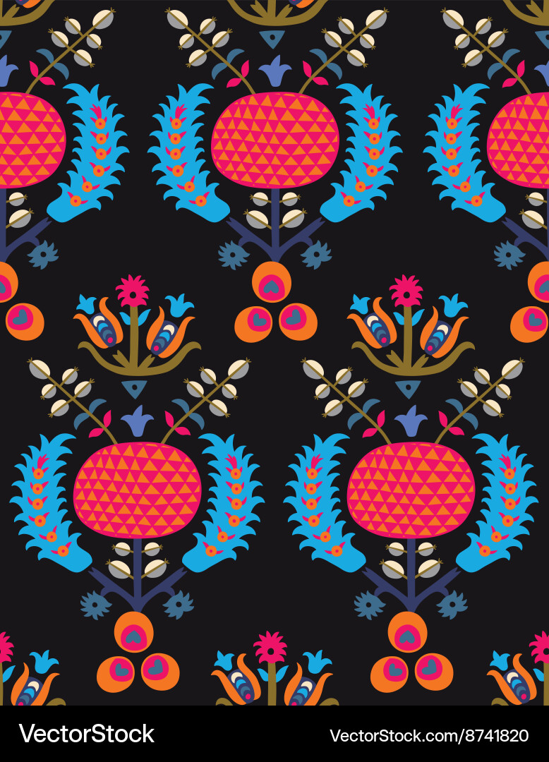 Ottoman turkish pattern Royalty Free Vector Image