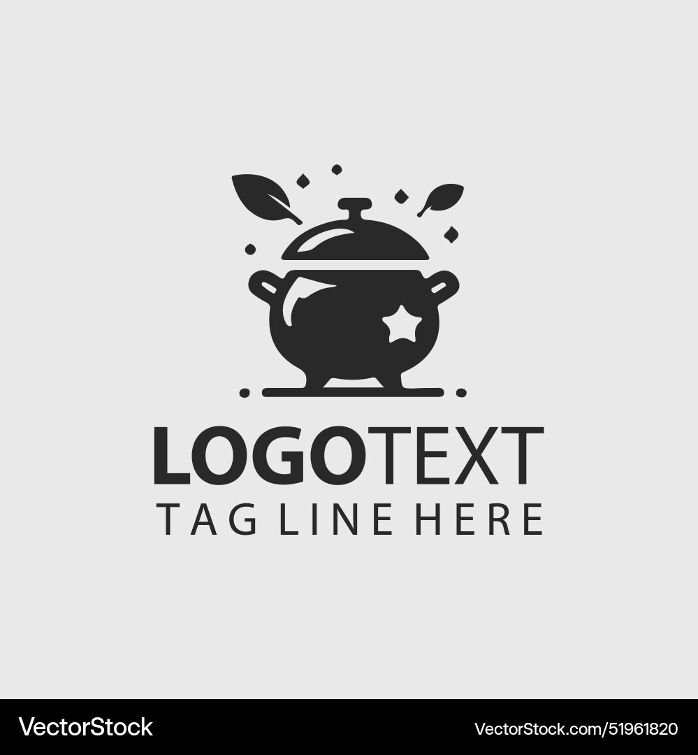 Pot logo Royalty Free Vector Image - VectorStock