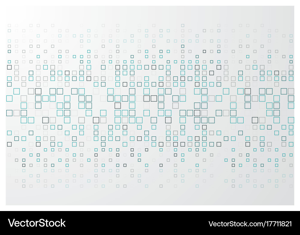 Abstract technology background with blue border Vector Image