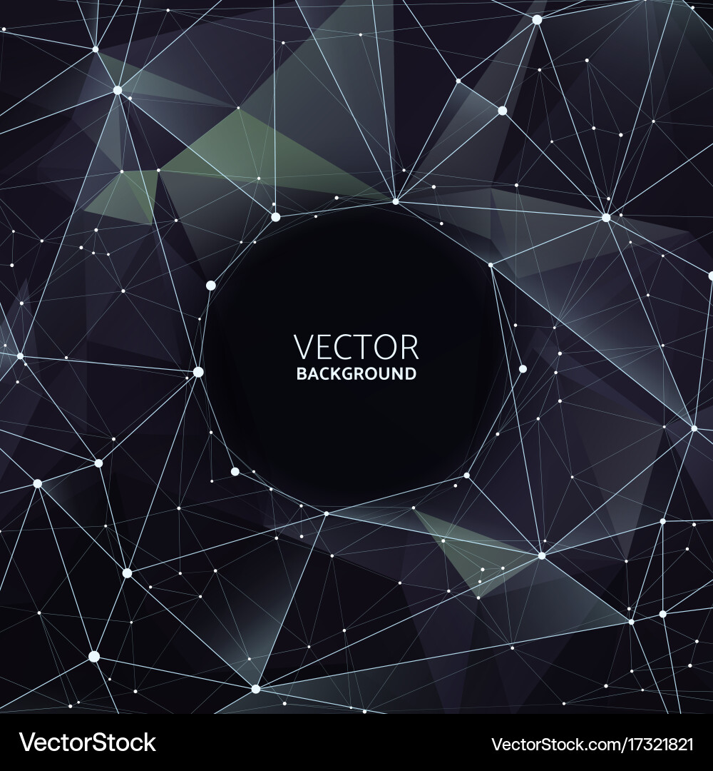 Cluster abstract texture computer network Vector Image