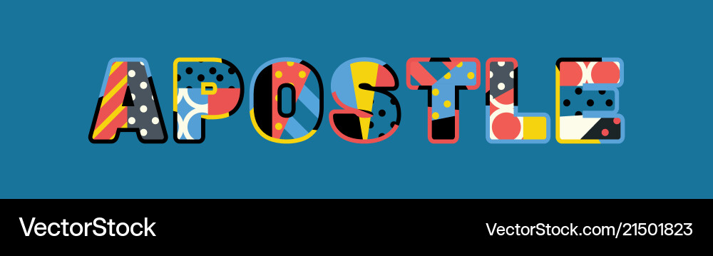Apostle concept word art Royalty Free Vector Image