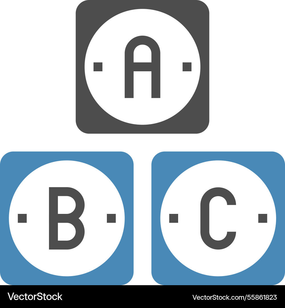 Basic knowledge flat web icon concept Royalty Free Vector