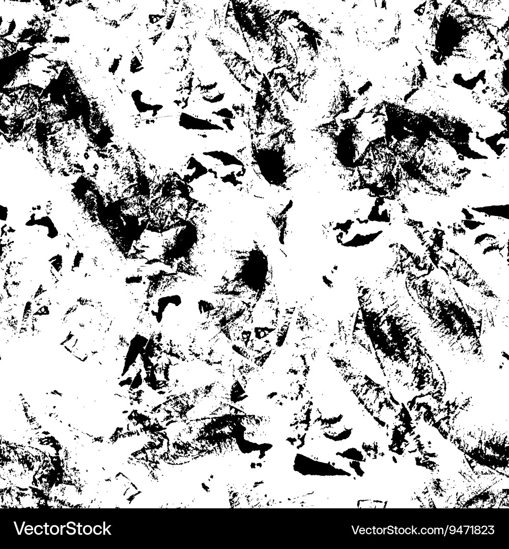 Ink grunge texture seamless pattern messy Vector Image