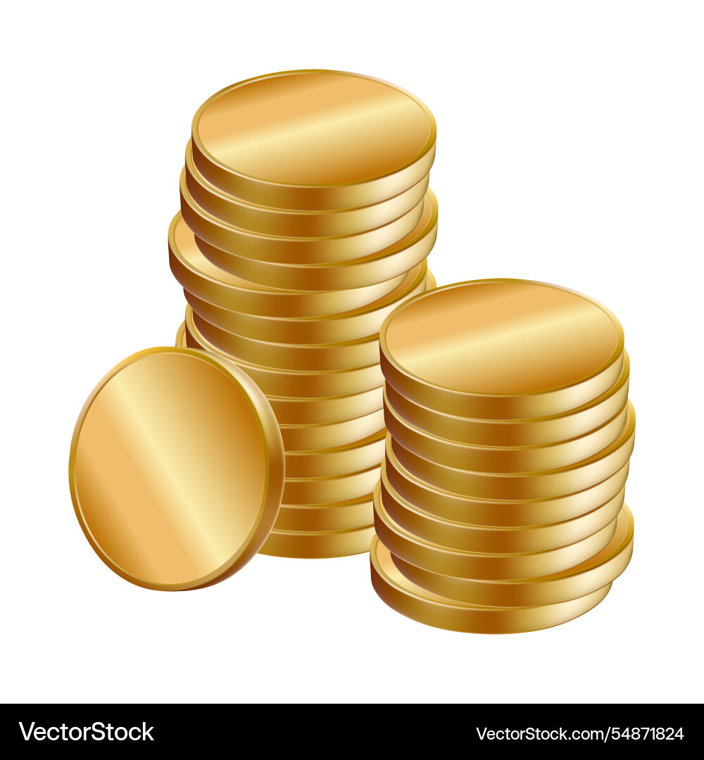 Münzstapel Goldmedaille 3d Tropfen Geld fallen Emoji