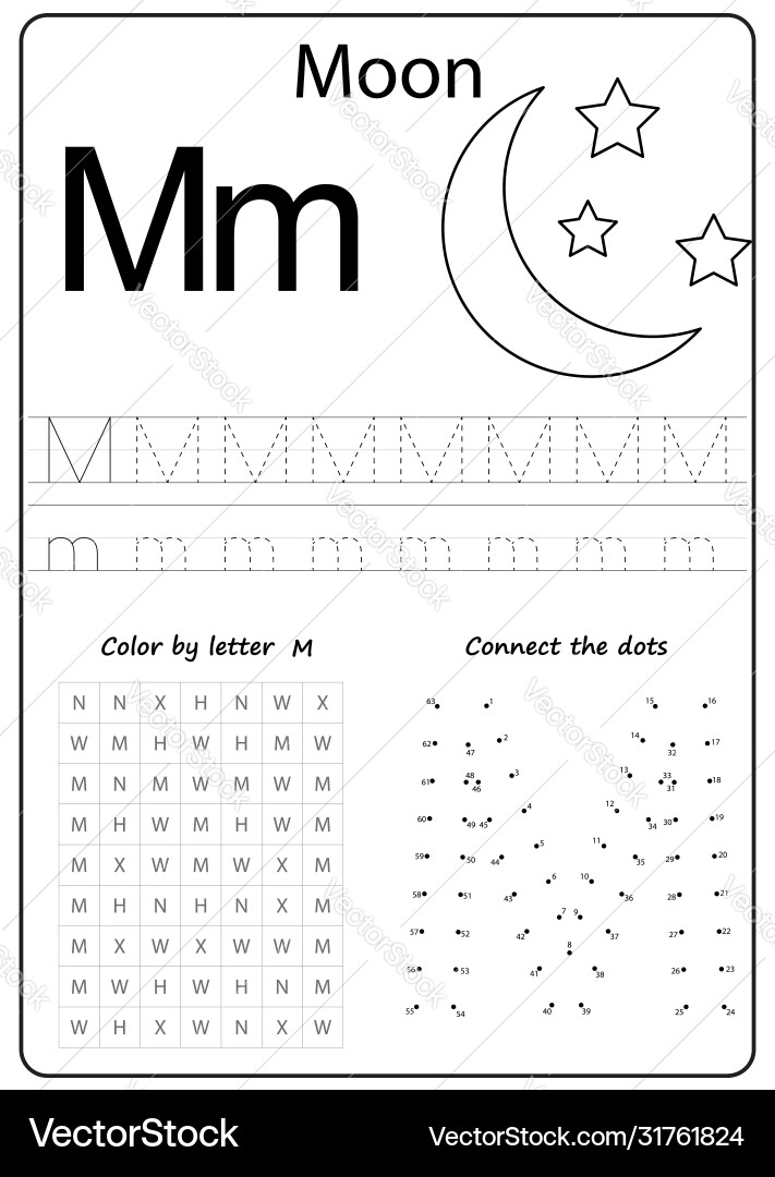 The Letter M Worksheet Letter M Worksheets, Alphabet Worksheets,
