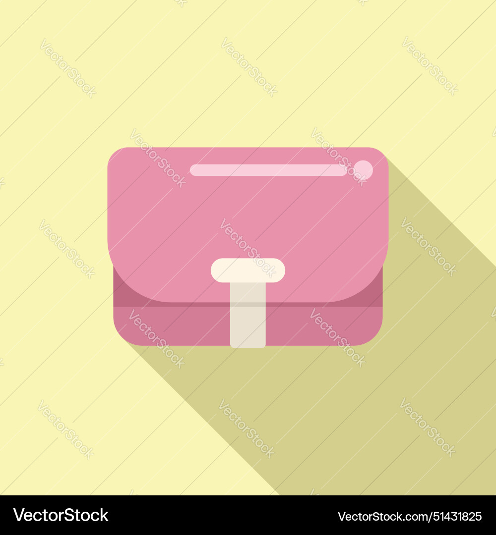 A pink wallet icon Royalty Free Vector Image - VectorStock
