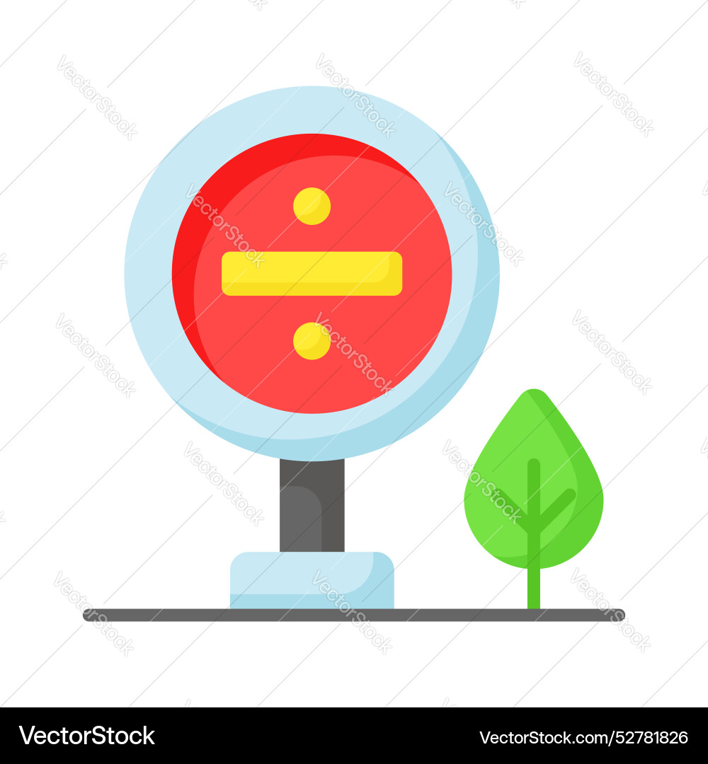 No entry sign board design isolated on white Vector Image
