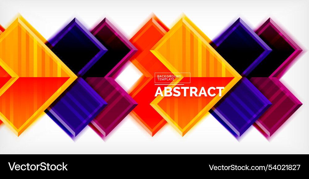 Arrow symbols created with 3d effects and line Vector Image