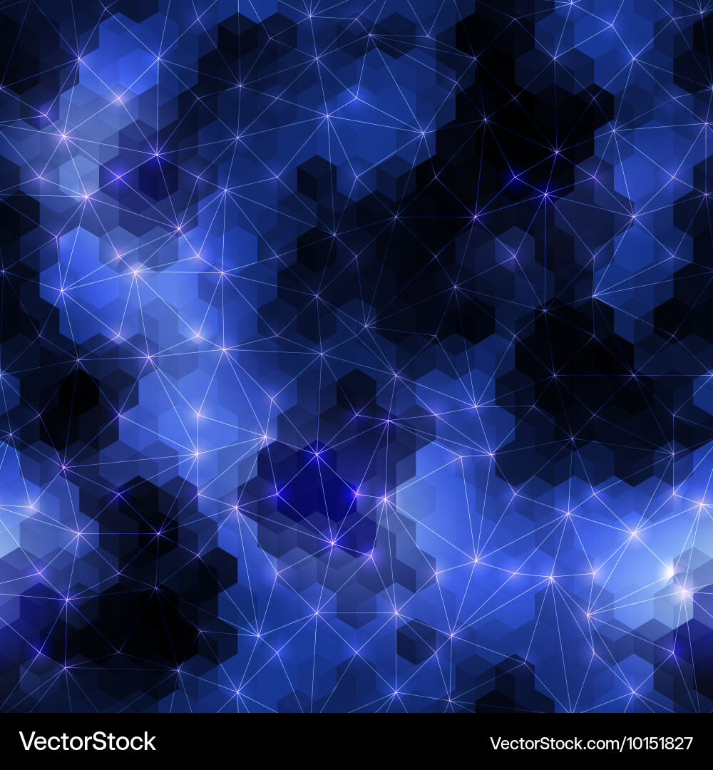 Navy Blue Geometric Pattern Royalty Free Vector Image