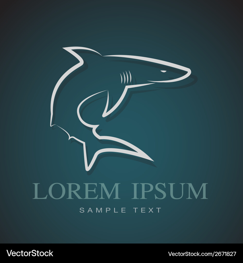 Sharks Royalty Free Vector Image - VectorStock