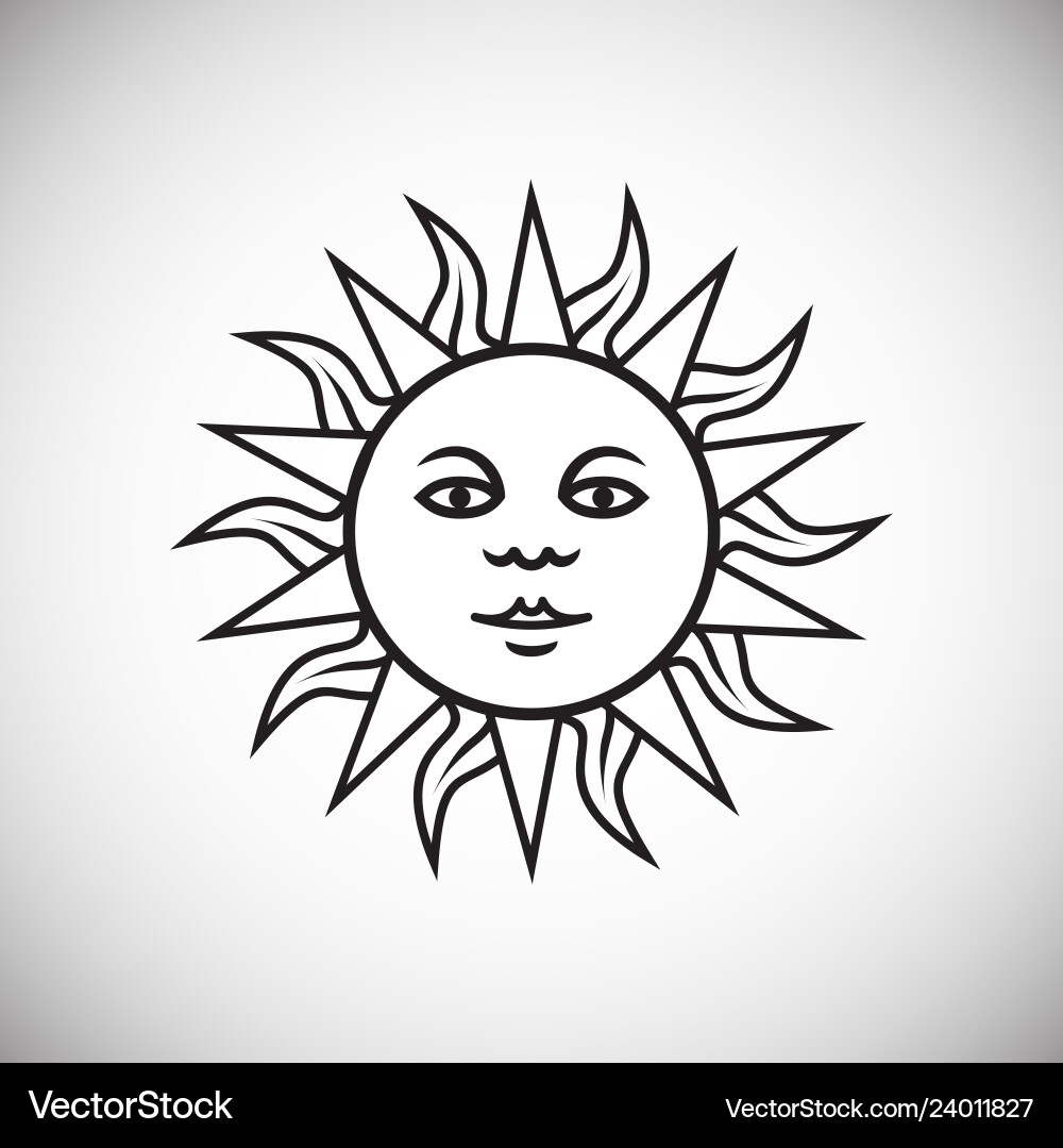 Sun Icon - Radiant Symbol Royalty Free Vector Image