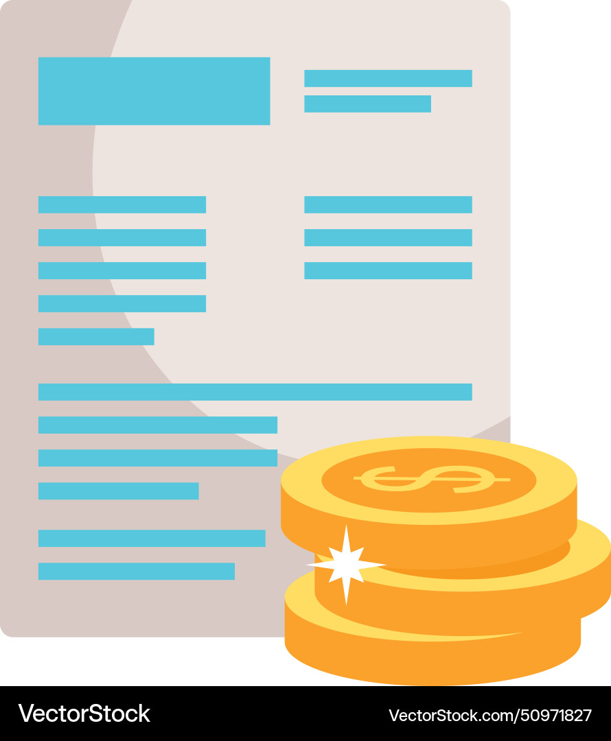 Tax day financial Royalty Free Vector Image - VectorStock