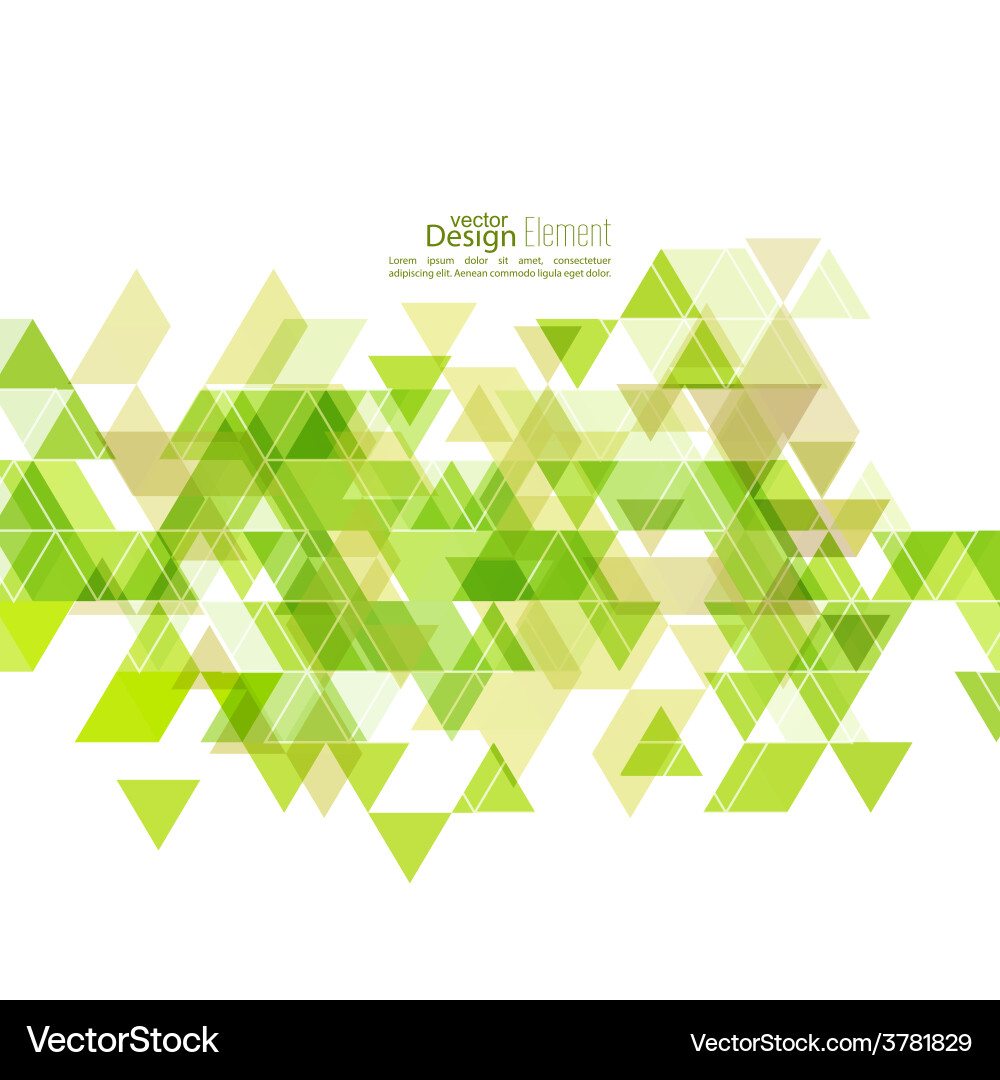 Creative abstract triangle pattern Royalty Free Vector Image