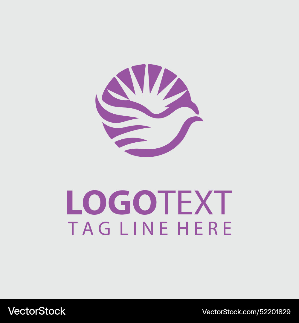 Dove logo Royalty Free Vector Image - VectorStock