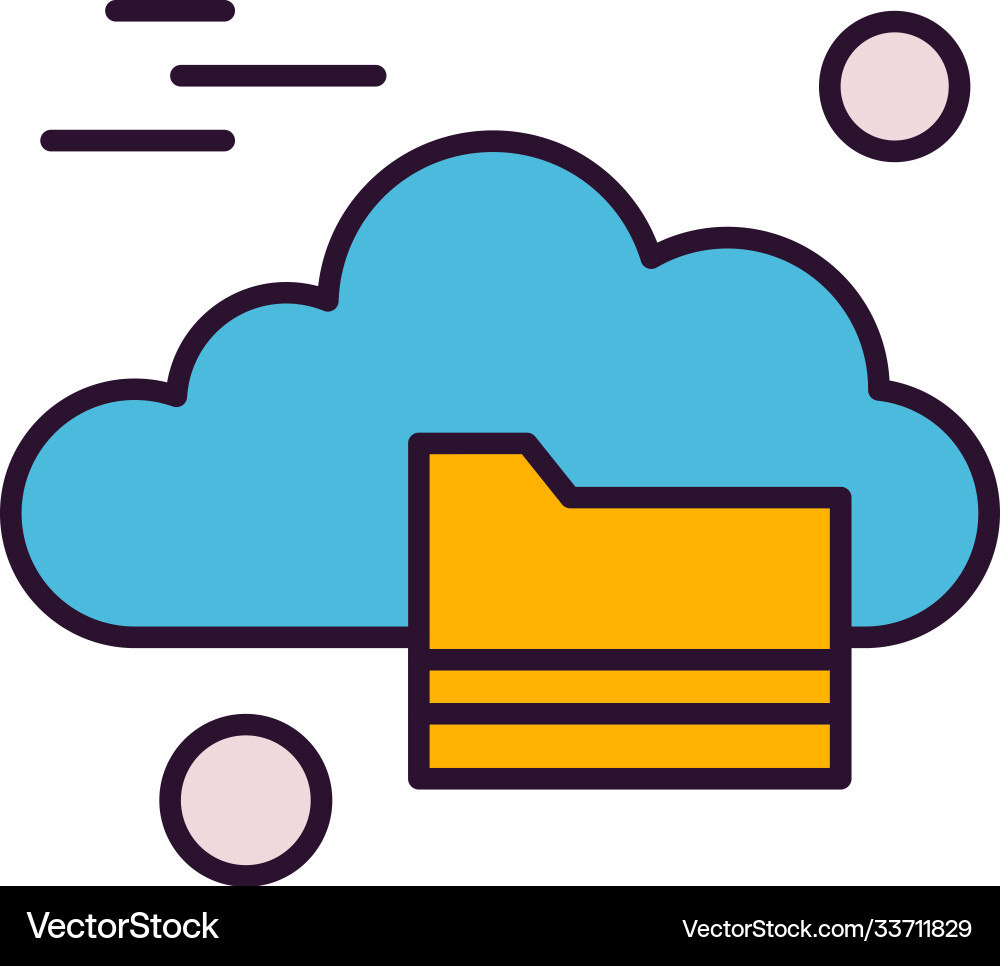 Folder icon Royalty Free Vector Image - VectorStock