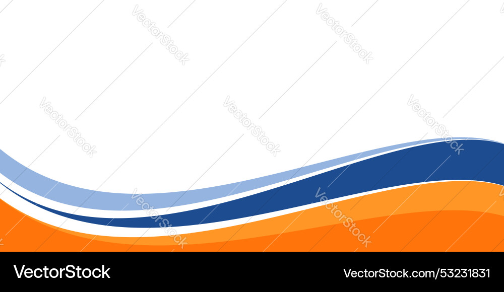 Wave business banner background Royalty Free Vector Image