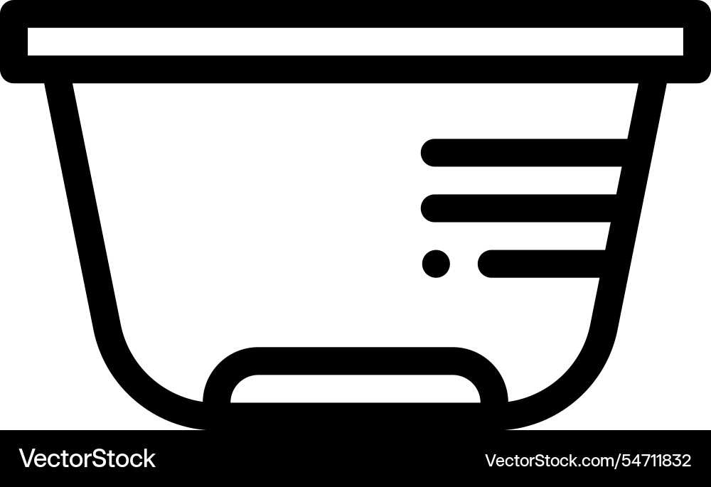 Materials icon thin linear style design isolated Vector Image