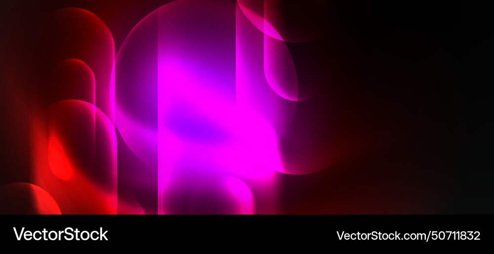 Neon magic light design Royalty Free Vector Image