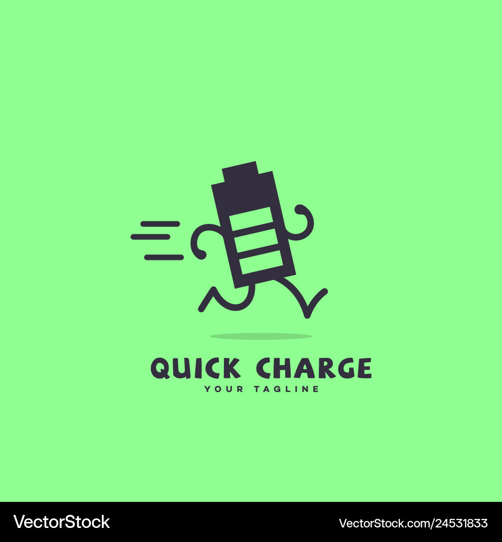 Quick charge Royalty Free Vector Image - VectorStock