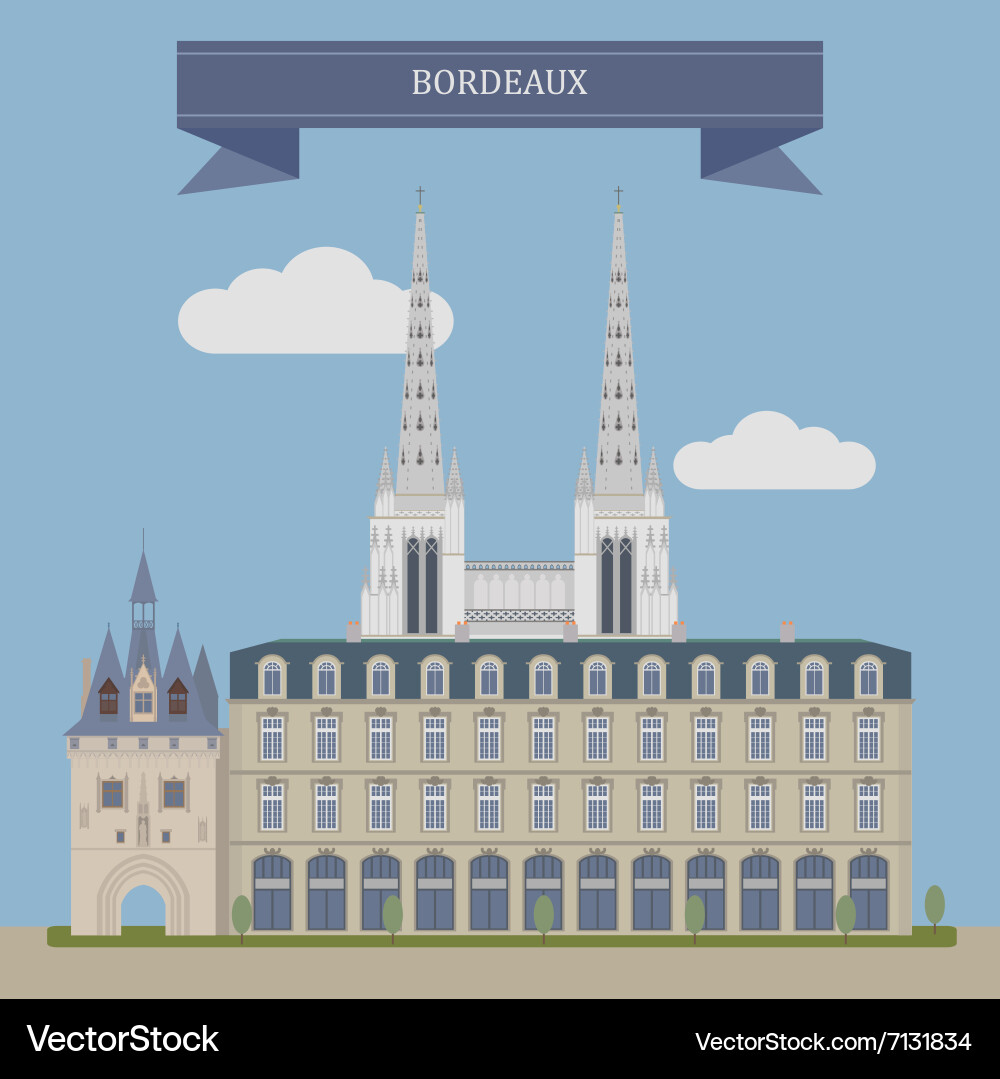 Bordeaux Royalty Free Vector Image - VectorStock