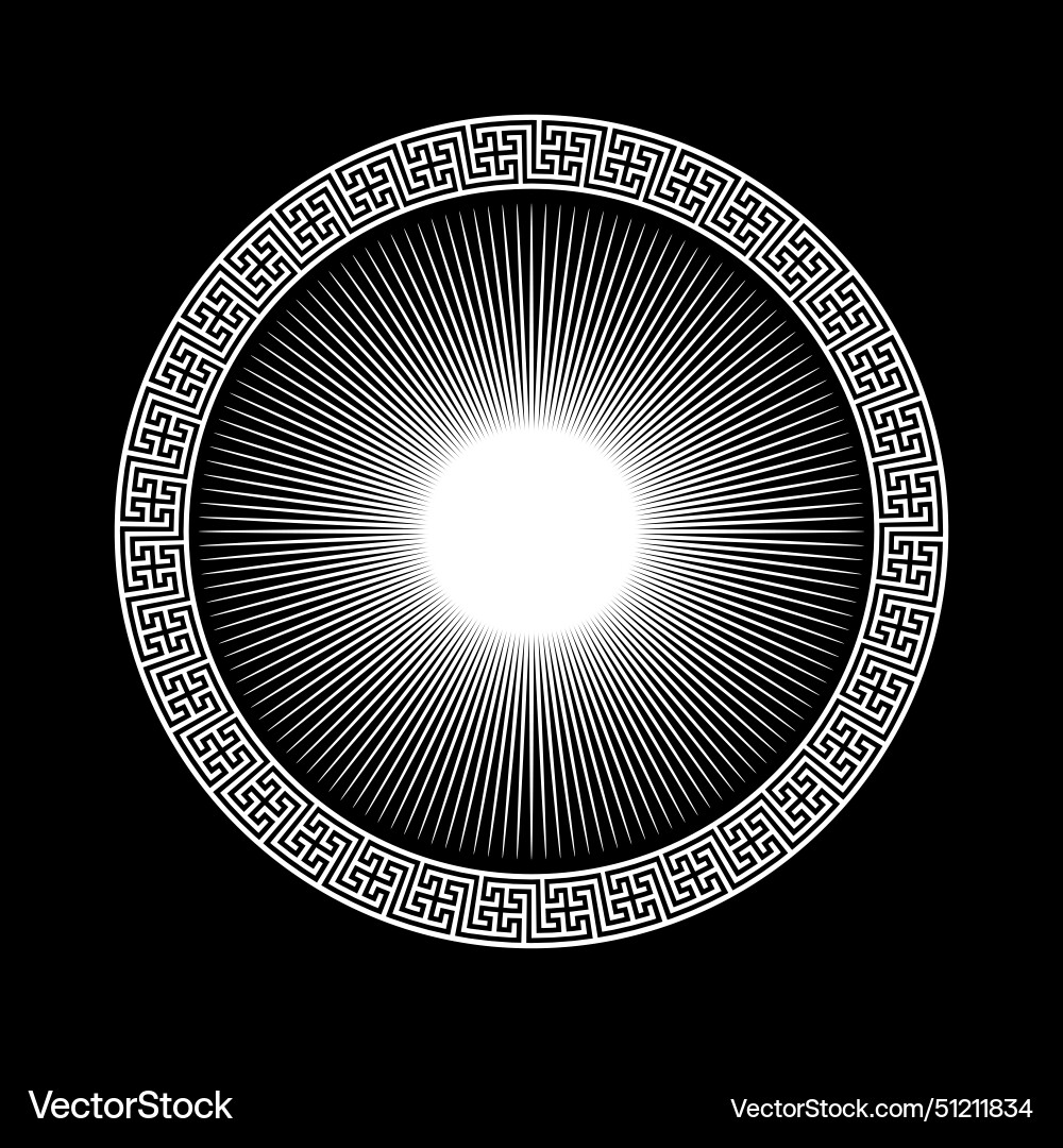 Celtic shield decorated with a ancient european Vector Image