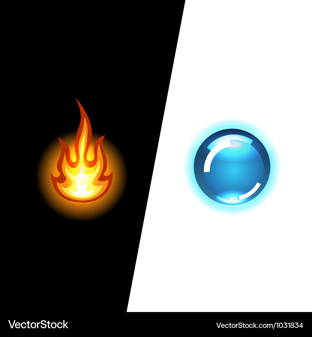 Hot and cold Royalty Free Vector Image - VectorStock