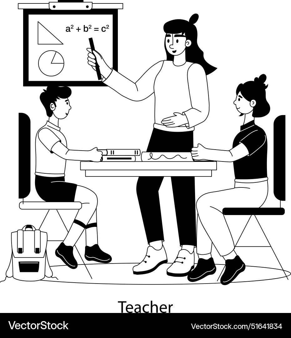 Teacher Royalty Free Vector Image - VectorStock
