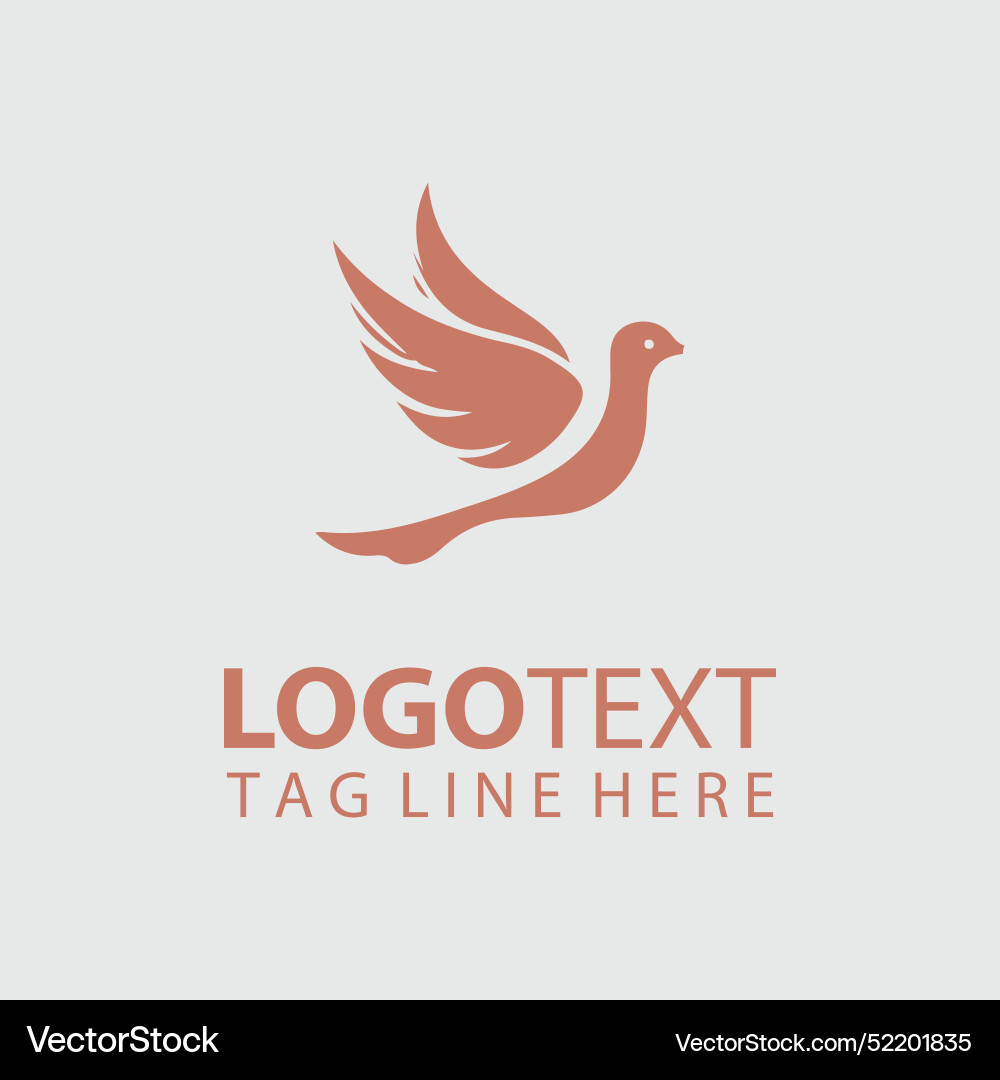 Dove logo Royalty Free Vector Image - VectorStock