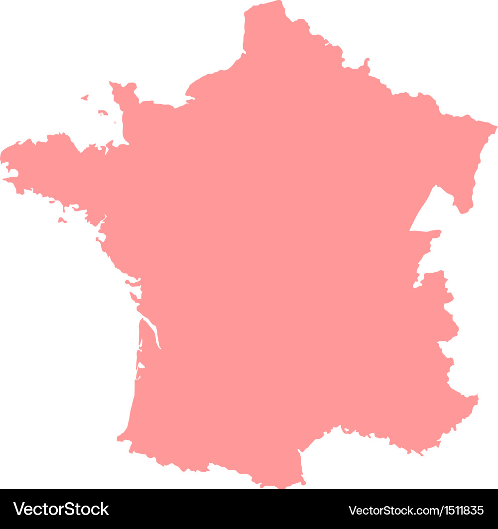 France Map Royalty Free Vector Image - VectorStock