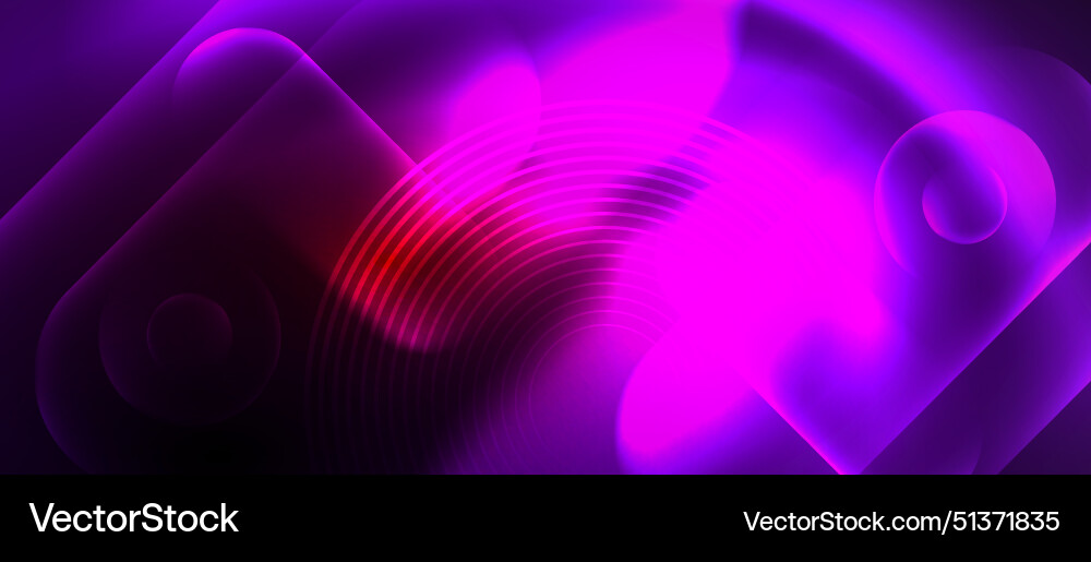 Neon magic light design Royalty Free Vector Image