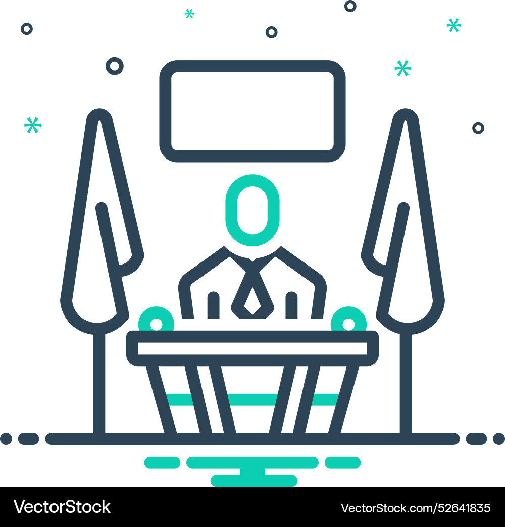 Präsident Lizenzfreies Vektorbild - VectorStock