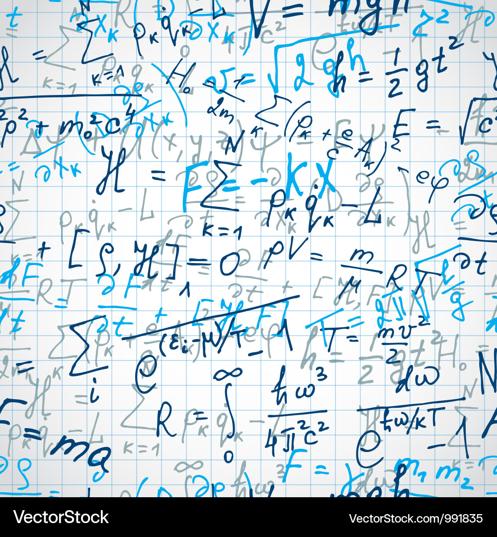 Science & Math Background Royalty Free Vector Image