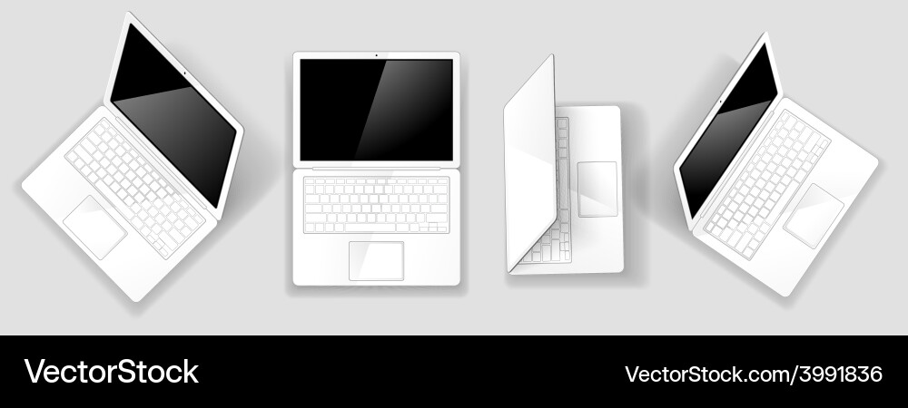 Laptops Royalty Free Vector Image - VectorStock