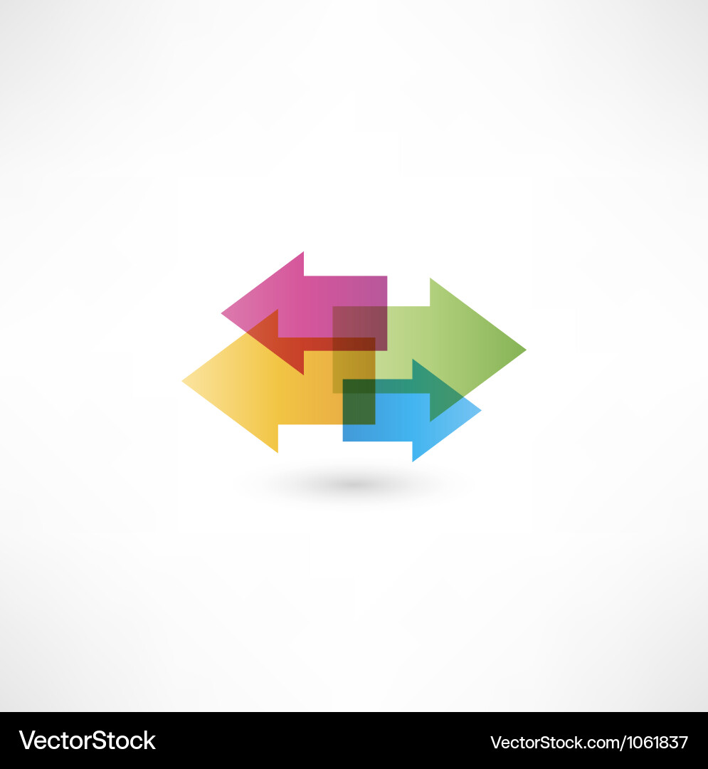 Arrow objects Royalty Free Vector Image - VectorStock