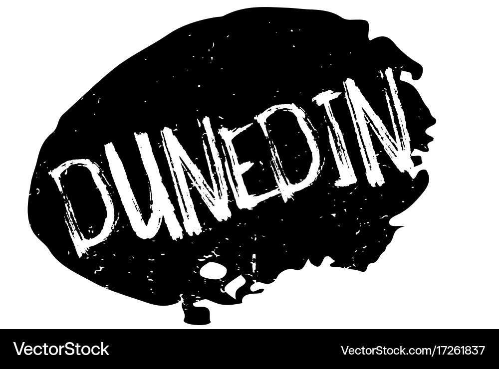 Dunedin rubber stamp Royalty Free Vector Image