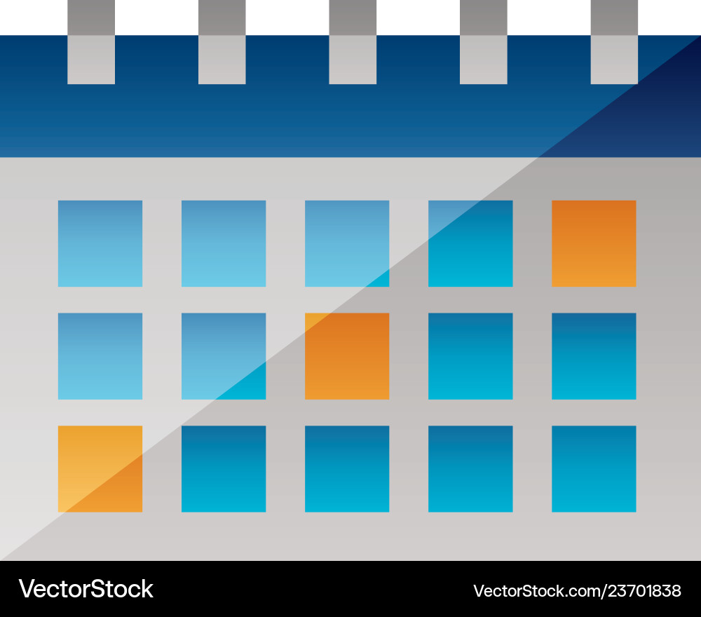 Calendar reminder planner Royalty Free Vector Image