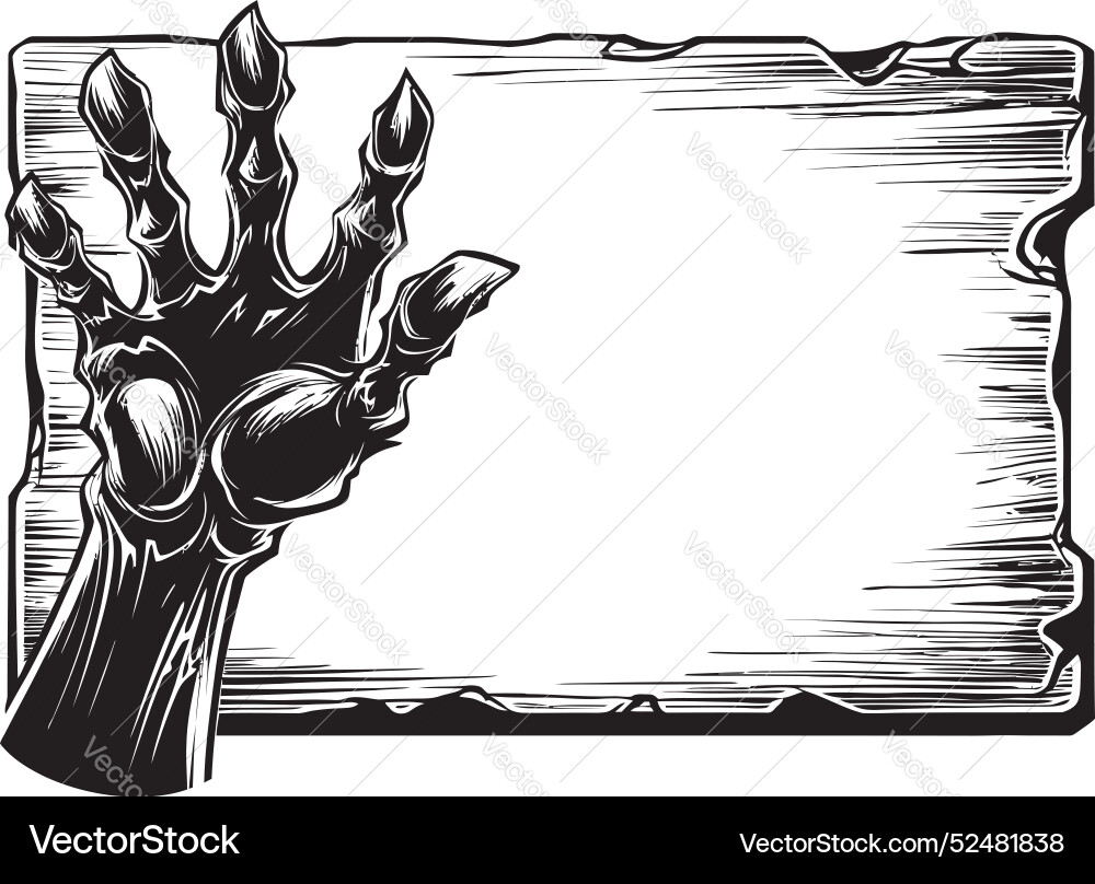 Dreadful dispatch emblematic design featuring Vector Image